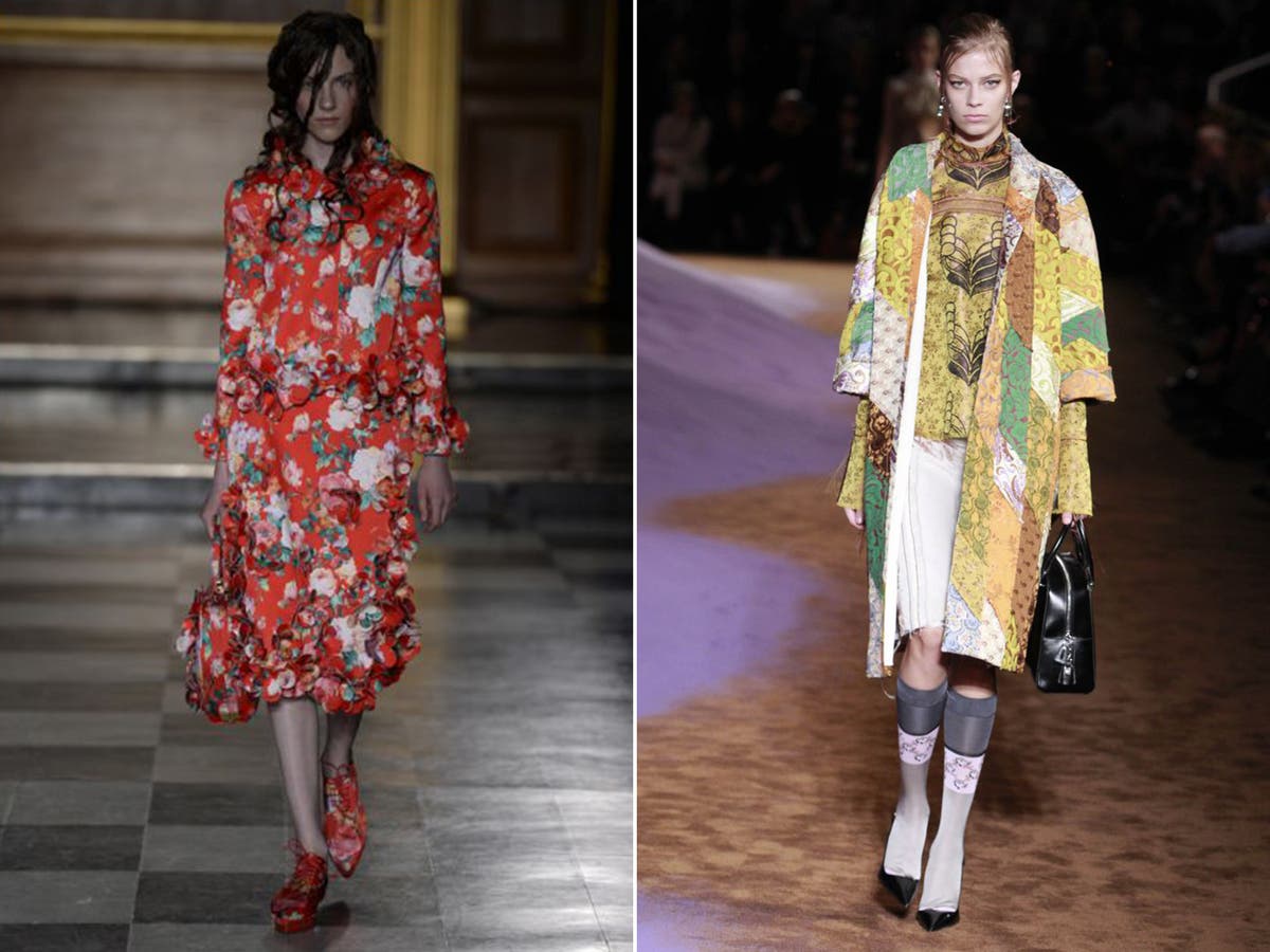 Intricately patterned fabrics are creating a serious impact this spring ...