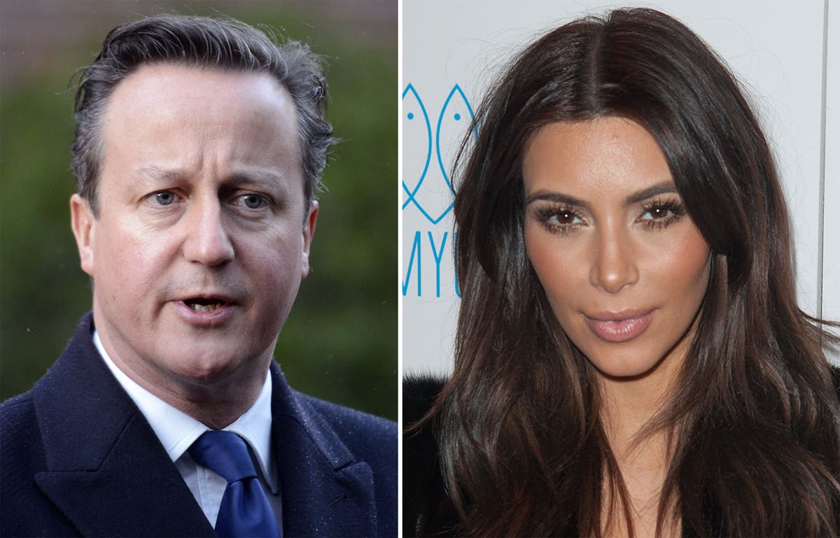 David Cameron claims he's related to Kim Kardashian: 'Did you know I'm ...