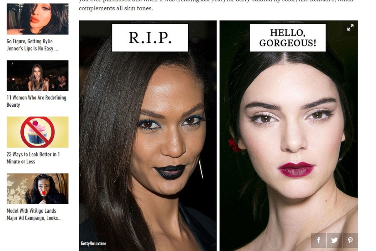 Cosmopolitan 'apologises' for using black models to show 'dying' trends ...