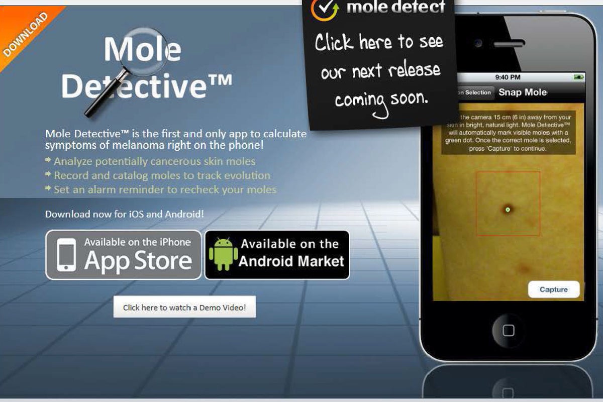 Mole tester app 'deceptively' claiming to analyse cancer risk without ...