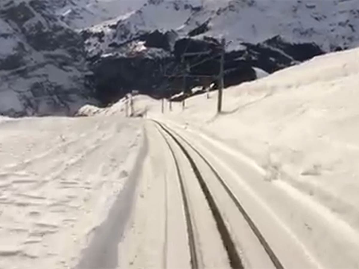 Take a trip on Europe's highest railway with this incredible timelapse ...