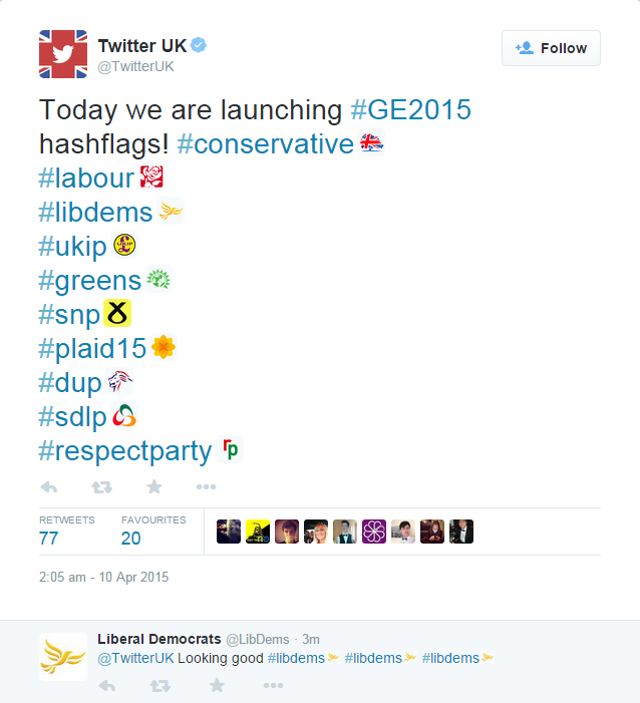 Twitter launches new 'hashflags' for political parties to brighten up ...