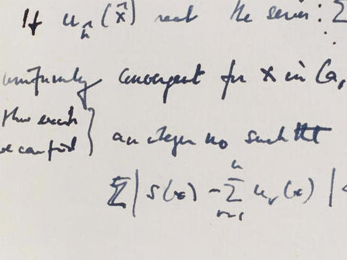 Alan Turing: Handwritten journal of Enigma code-breaker sells for more ...