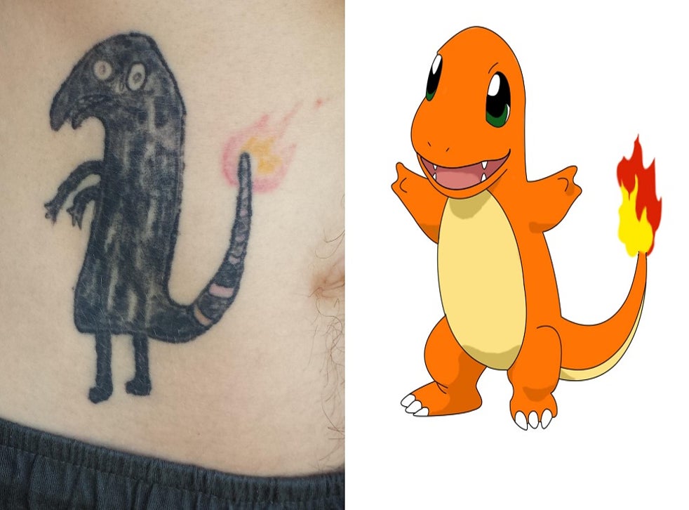 Drunk Diy Charmander Tattoos