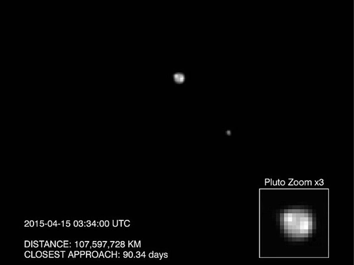 Image of Pluto from Nasa's New Horizons probe reveals planet may have ...