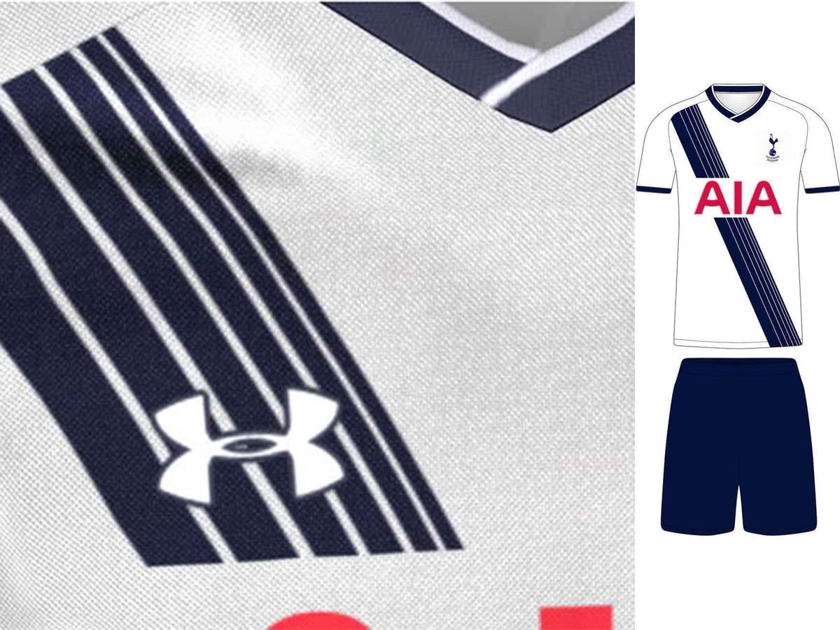 Tottenham 2015/16 kit leak: Has new home strip featuring striped sash ...