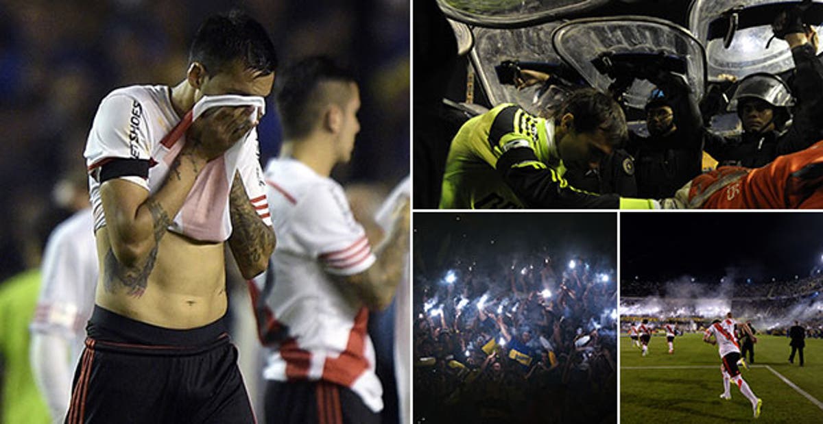 River Plate players taken to hospital after match against rivals Boca ...