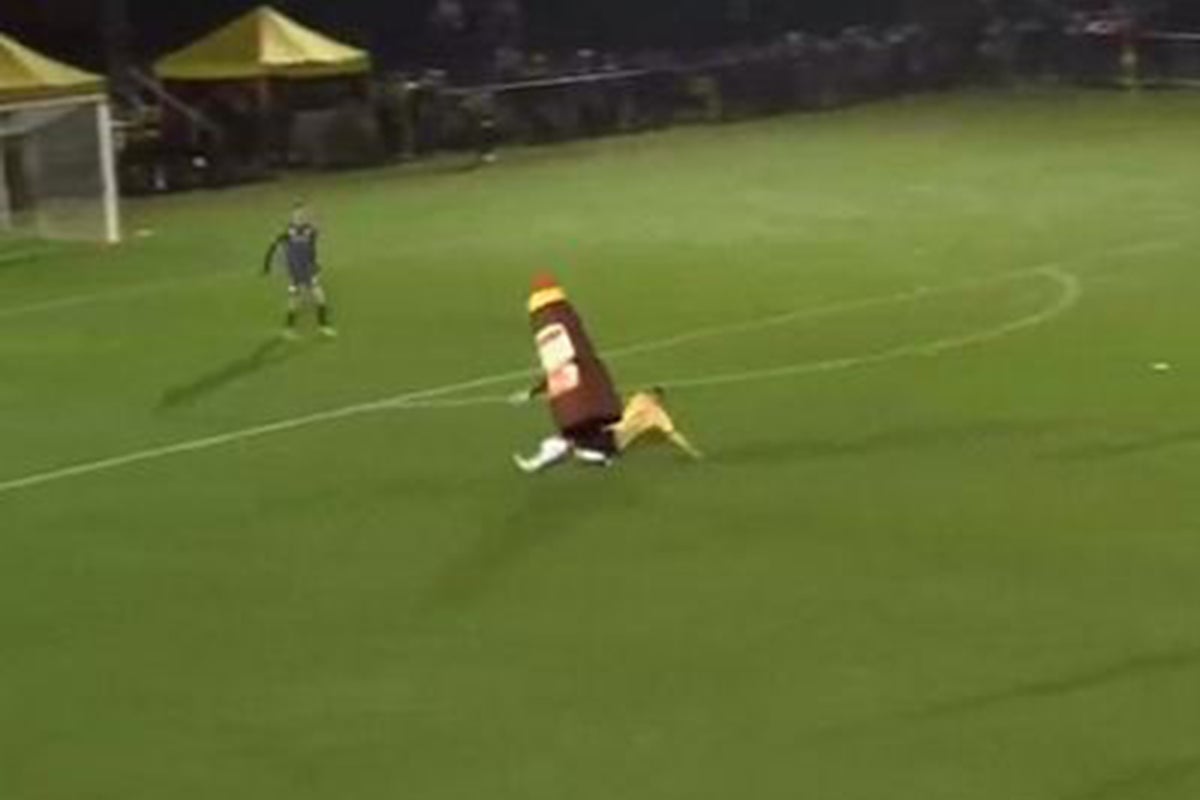 Brent Griffiths sent off in Australian testimonial for last ditch ...