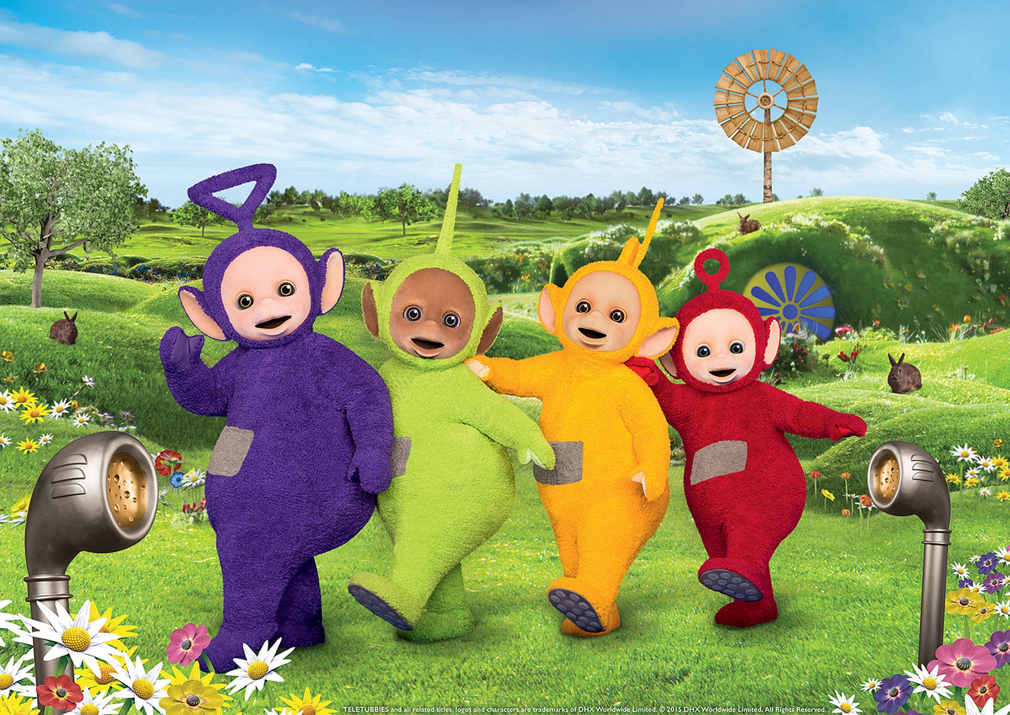 Touch screen Teletubbies Say Hello Tinky Winky Dipsy Laa Laa And Po