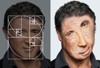 Of course someone applied the Fibonacci sequence to celebrity faces ...
