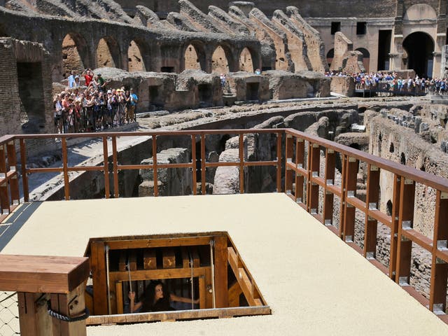 Rebuilding a Roman death trap: Ancient machine that carried animals ...