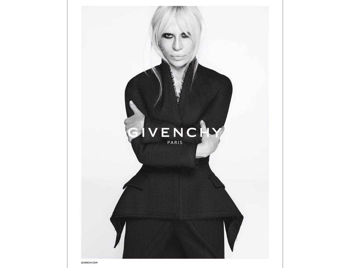 Givenchy campaign ad revealed starring rival designer Donatella Versace ...