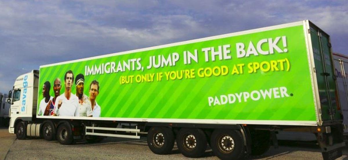 Paddy Power ruined a perfectly valid argument with its latest publicity ...