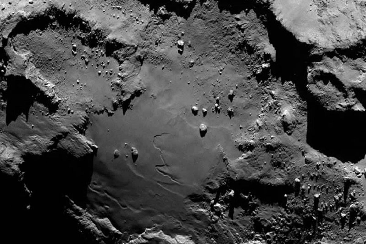 Rosetta mission comet's battered surface 'is more hospitable for life ...