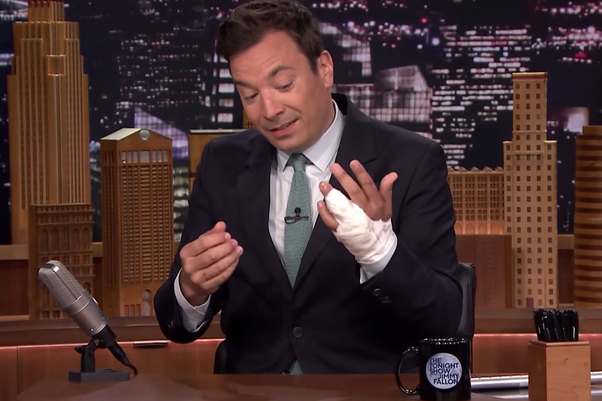Jimmy Fallon almost needed his finger amputated after he fell over and ...