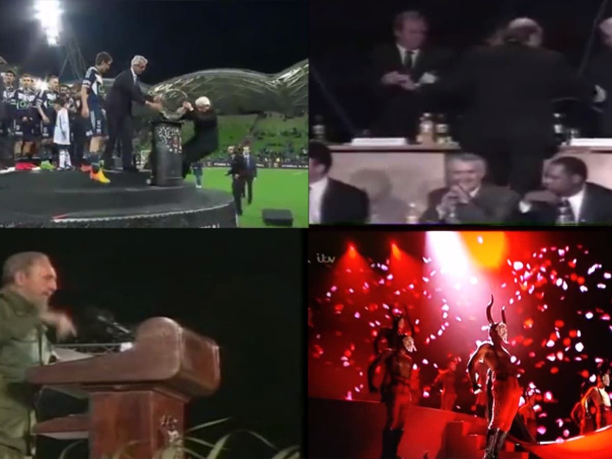 Watch the top five moments of famous people falling off stage - video ...