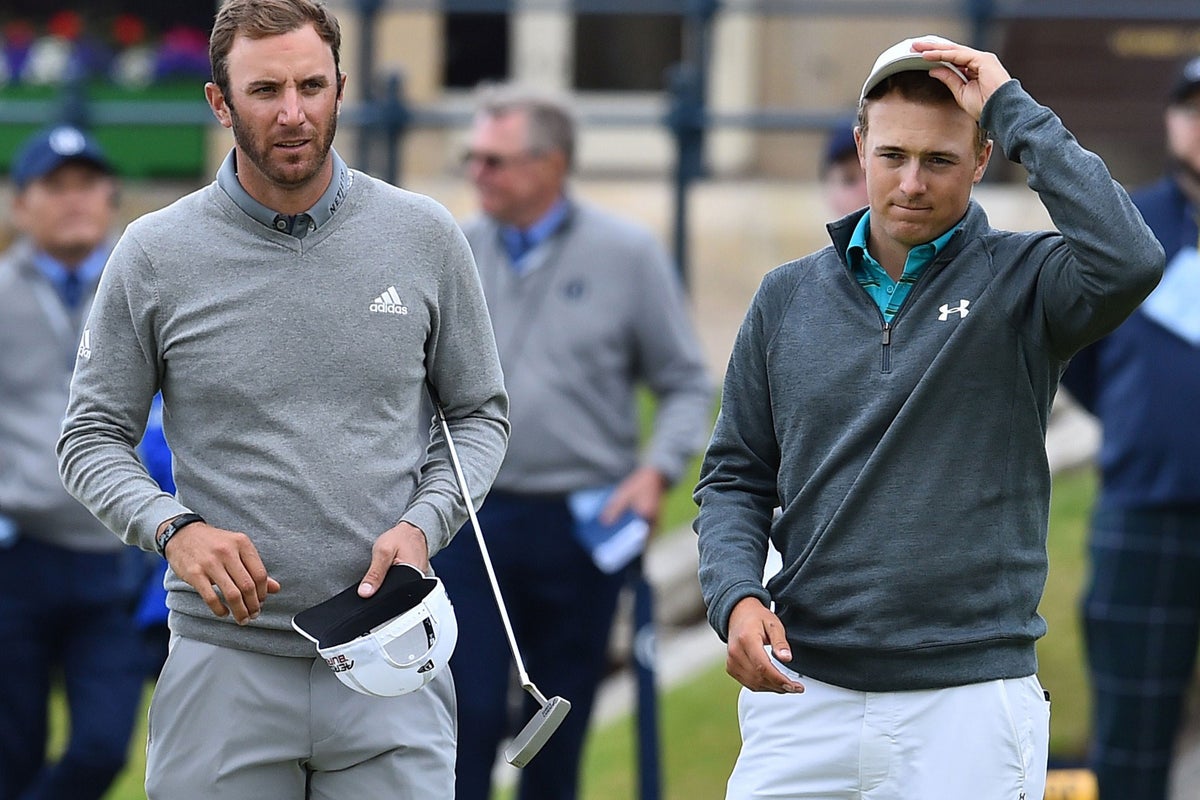 The Open 2015: Dustin Johnson lights up Old Course and keeps Jordan ...