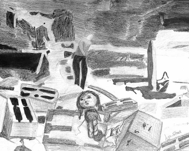 Moving pictures of Israel-Gaza conflict drawn by Palestinian children ...