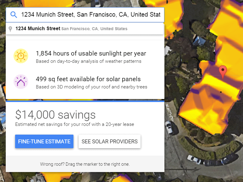 Google's Project Sunroof can tell you how much money you would save by ...
