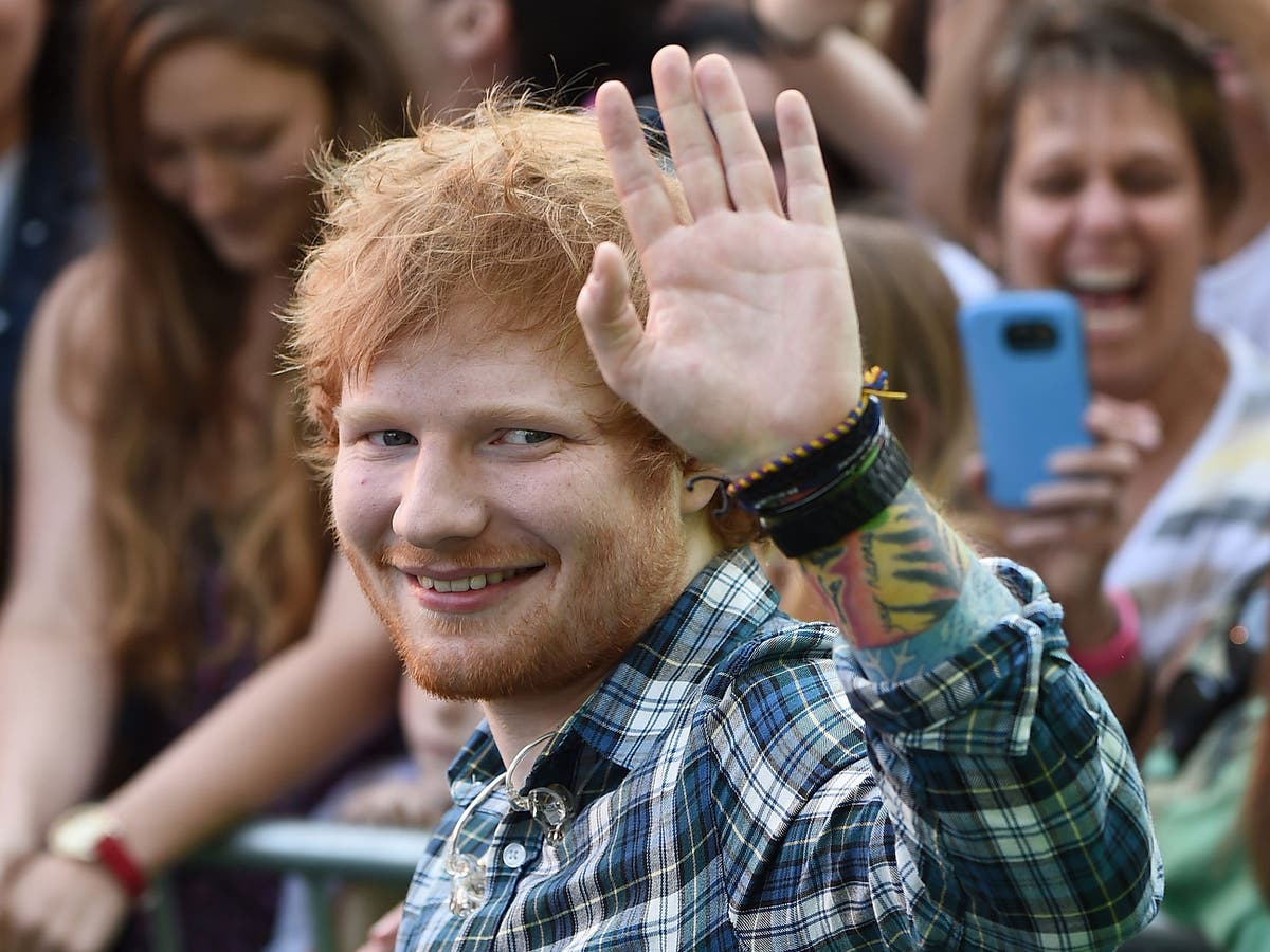 Bridget Jones 3: Ed Sheeran posts picture of himself with Renee ...