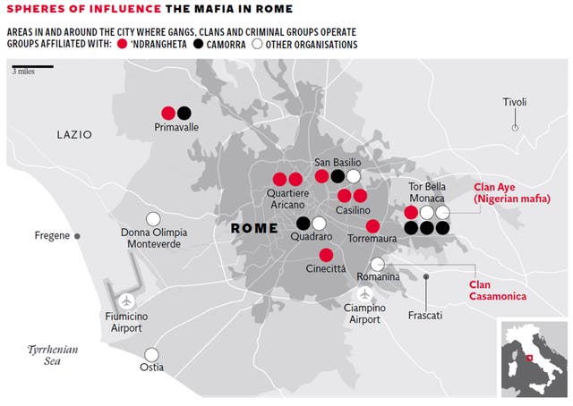 Rome's notorious mafia families are putting their rivalries aside to ...