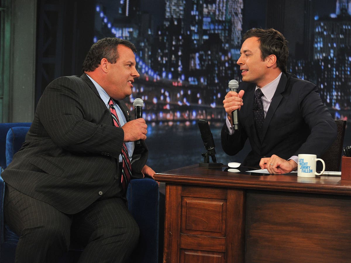 Watch Chris Christie 'walk out' of Jimmy Fallon interview over joke ...