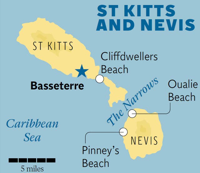 Caribbean swimming holiday: A new aquatic adventure tour between Nevis ...