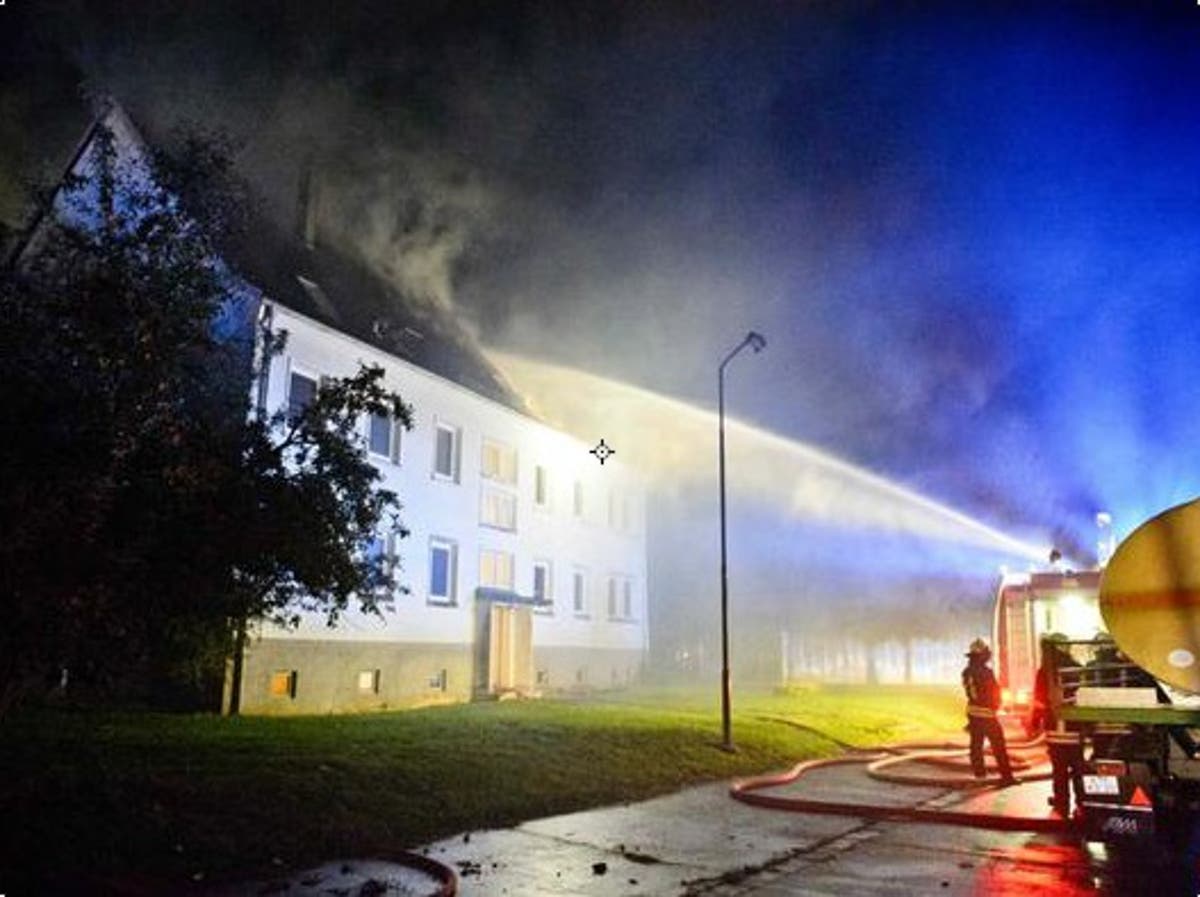 Germany: Arson attack on planned refugee shelter | The Independent ...