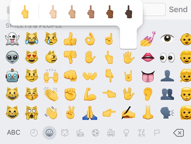 iPhones can now send middle finger emoji after iOS 9.1 beta update that ...