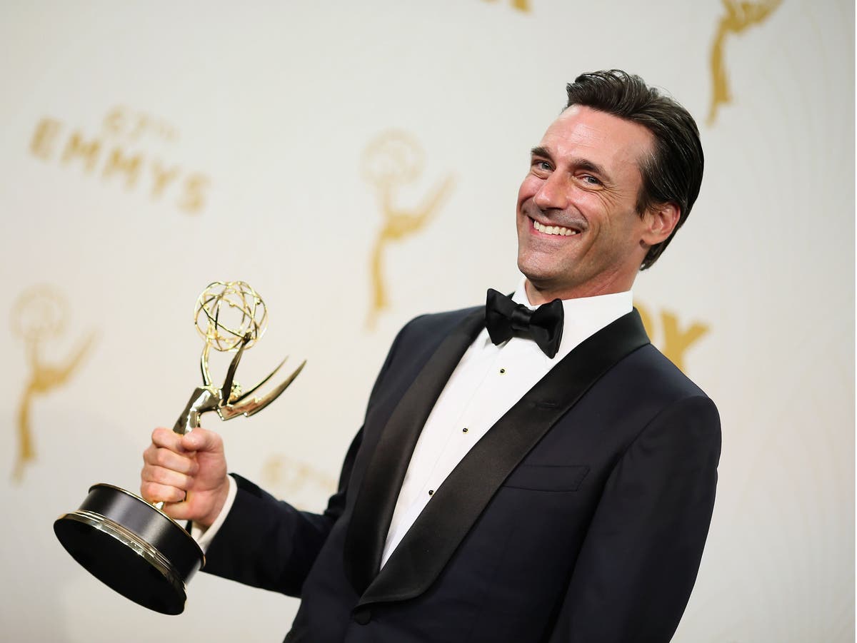 Emmys 2015: Jon Hamm finally wins best actor for Mad Men, dedicates ...