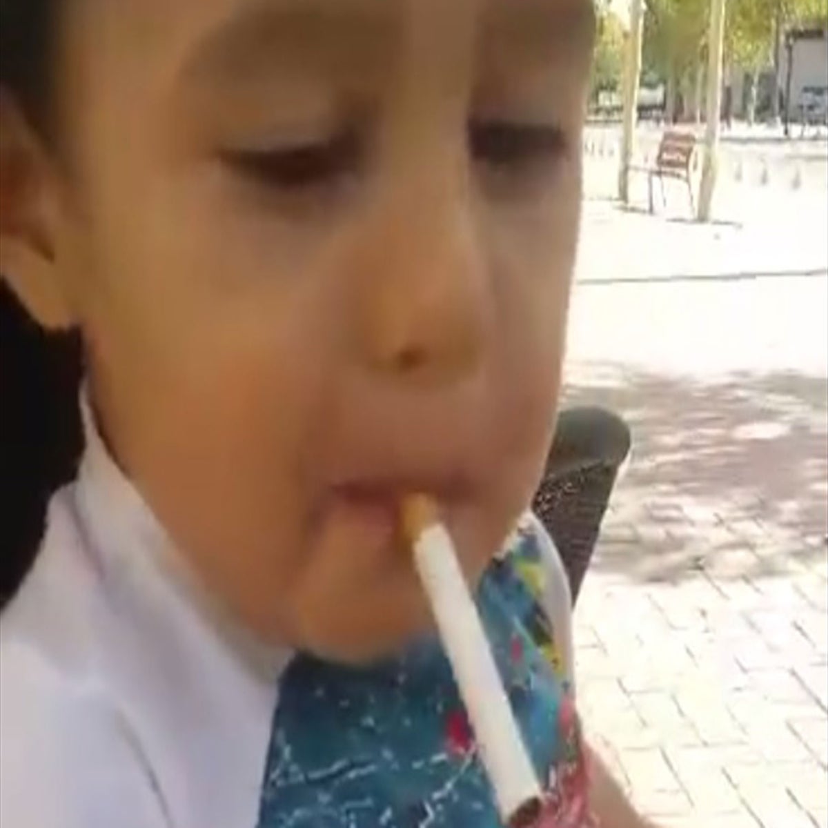 kid smoking