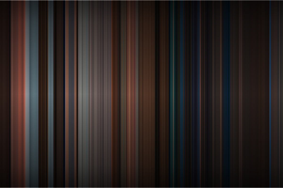 The average colour of every frame of different films shows their ...