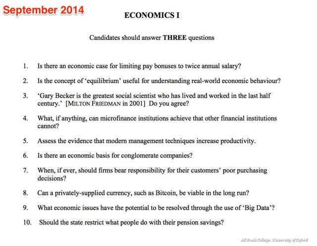 Oxford University has the 'world's hardest test' — here's how to answer ...