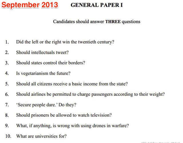 Oxford University has the 'world's hardest test' — here's how to answer ...