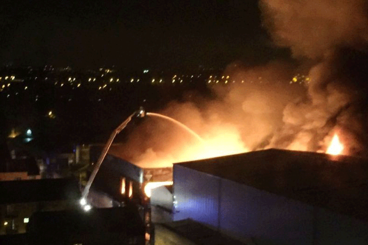 Tottenham warehouse fire: More than 100 firefighters battle massive ...