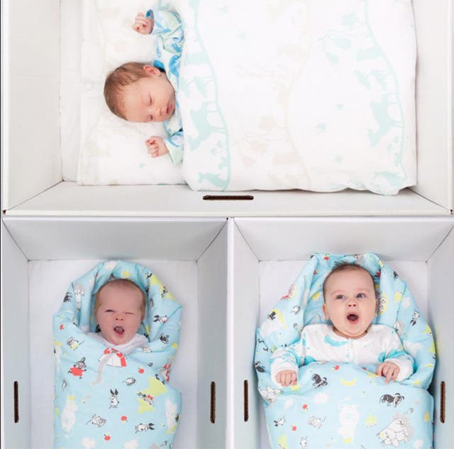 Two charts which explain why babies should sleep in cardboard boxes ...
