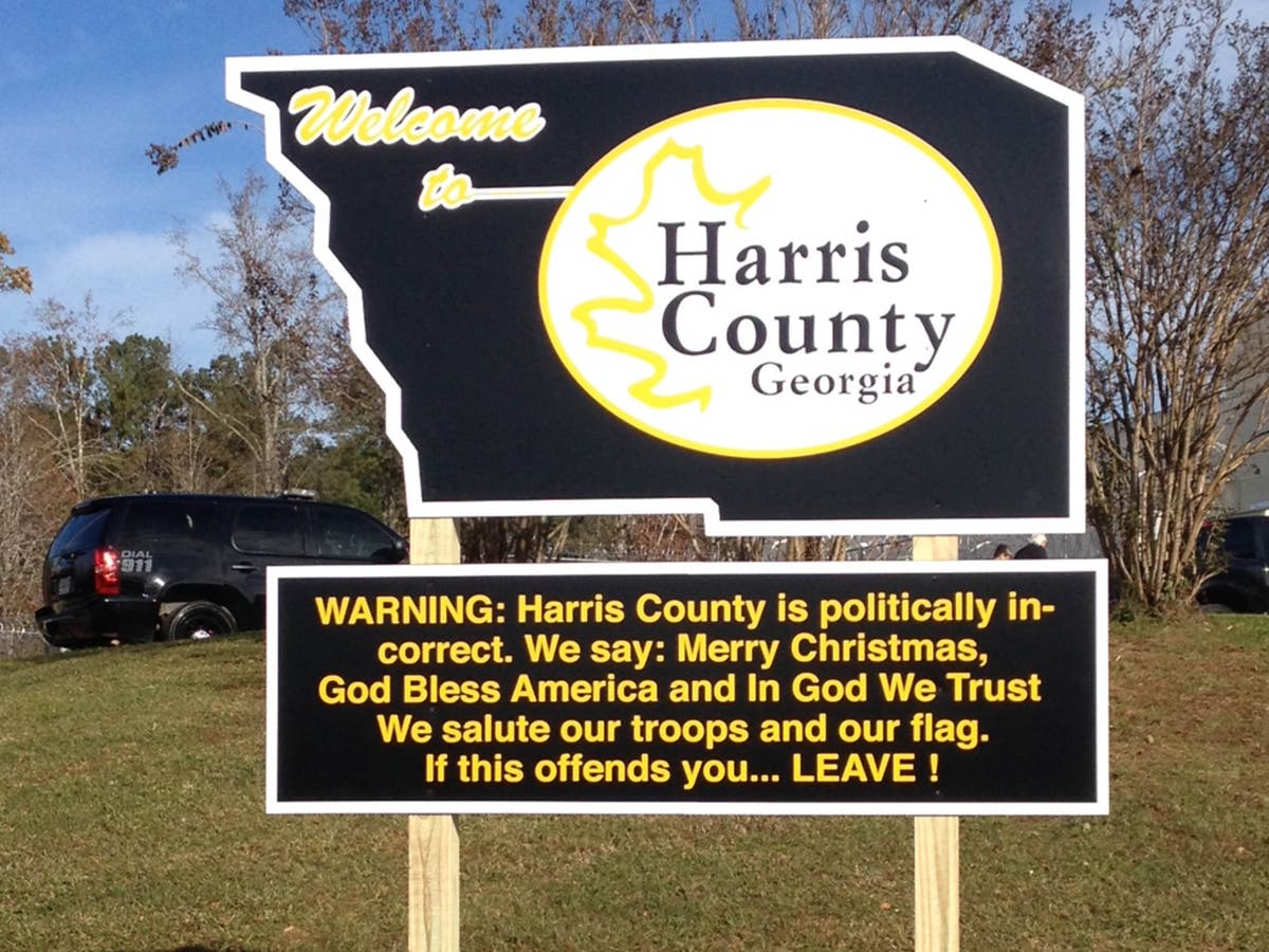 Harris County Sheriff has put up the 'most politically incorrect ...