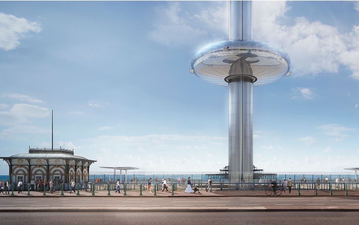 A first look at Brighton's new i360 observation tower | The Independent ...