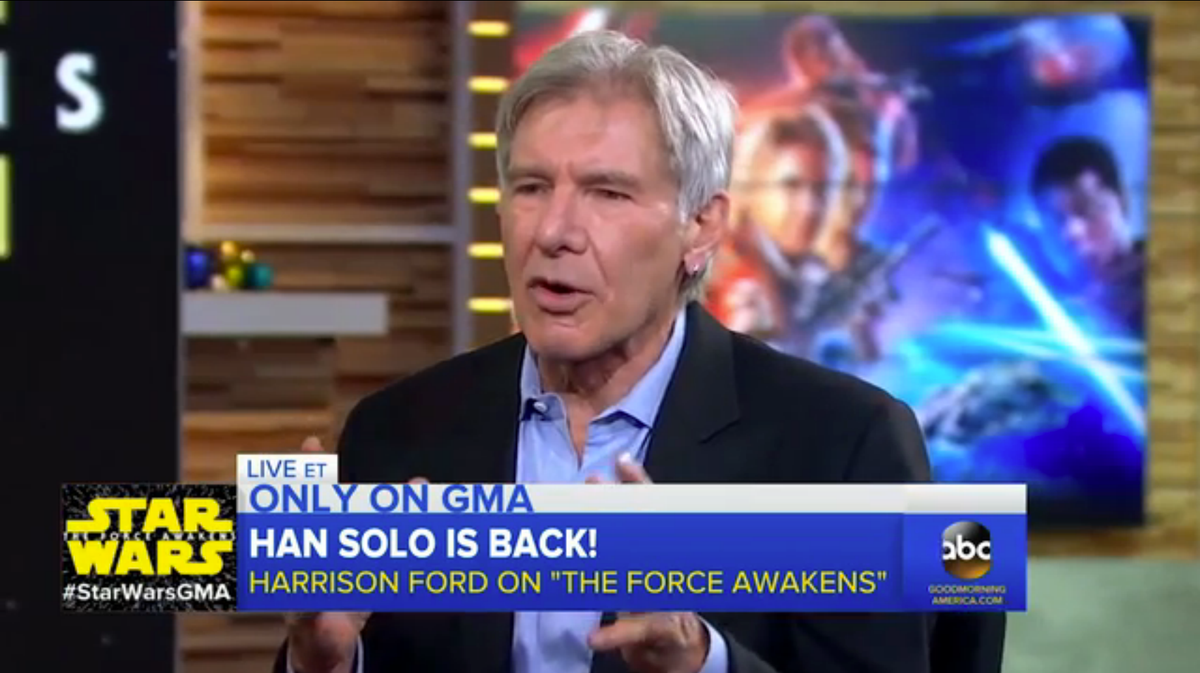 Harrison Ford gives promising Star Wars: The Force Awakens review | The ...