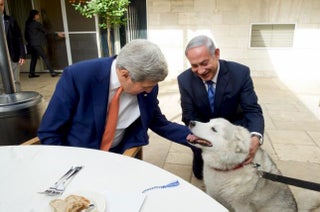 Israeli PM Benjamin Netanyahu's dog Kaiya bites political visitors ...