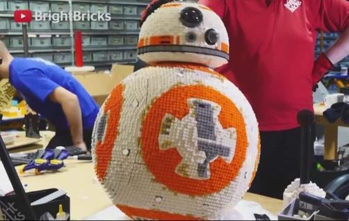 Star Wars: Watch BB-8 come to life in Lego with amazing timelapse | The ...