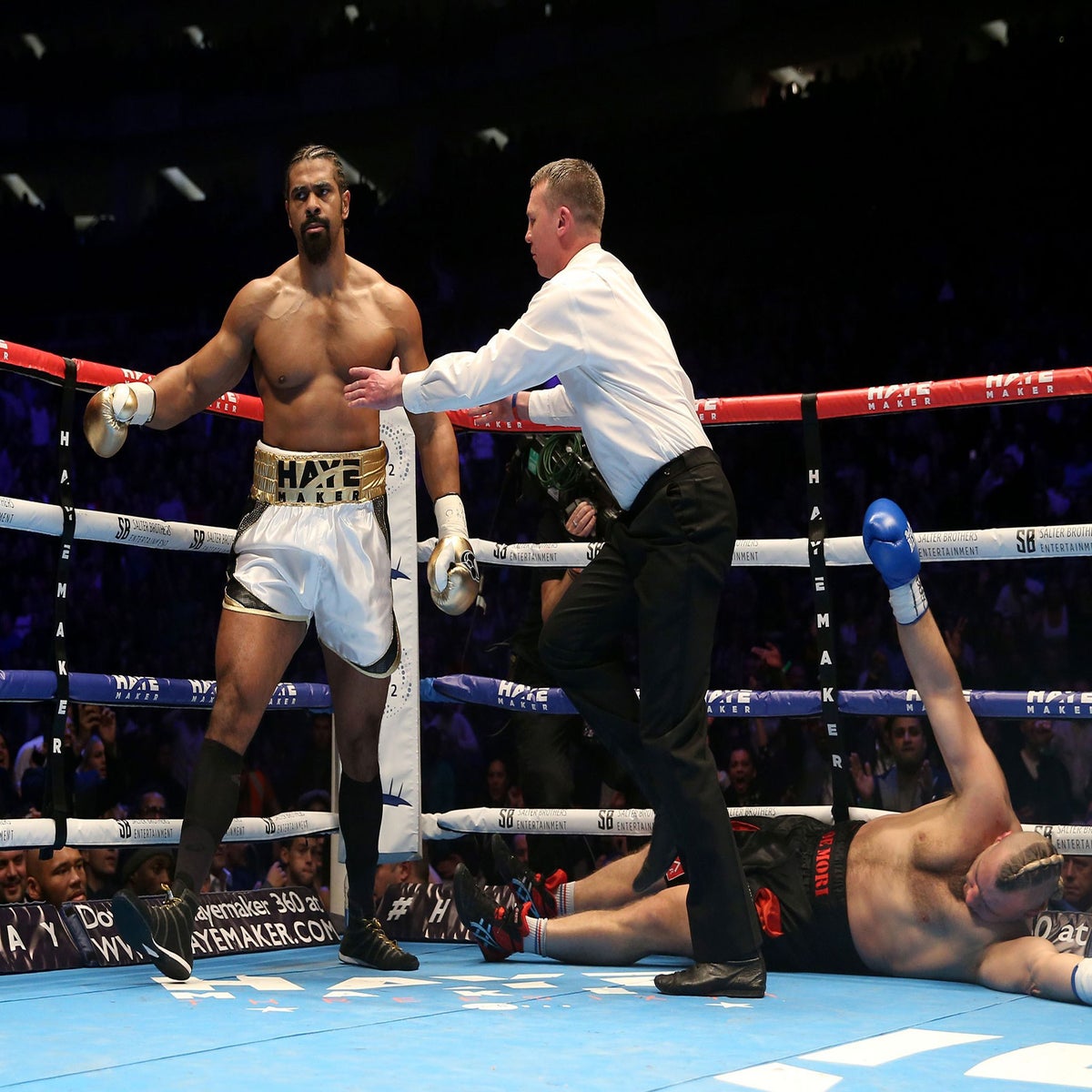David Haye Interview De Mori Venice David Haye And Tony Bellew Hold