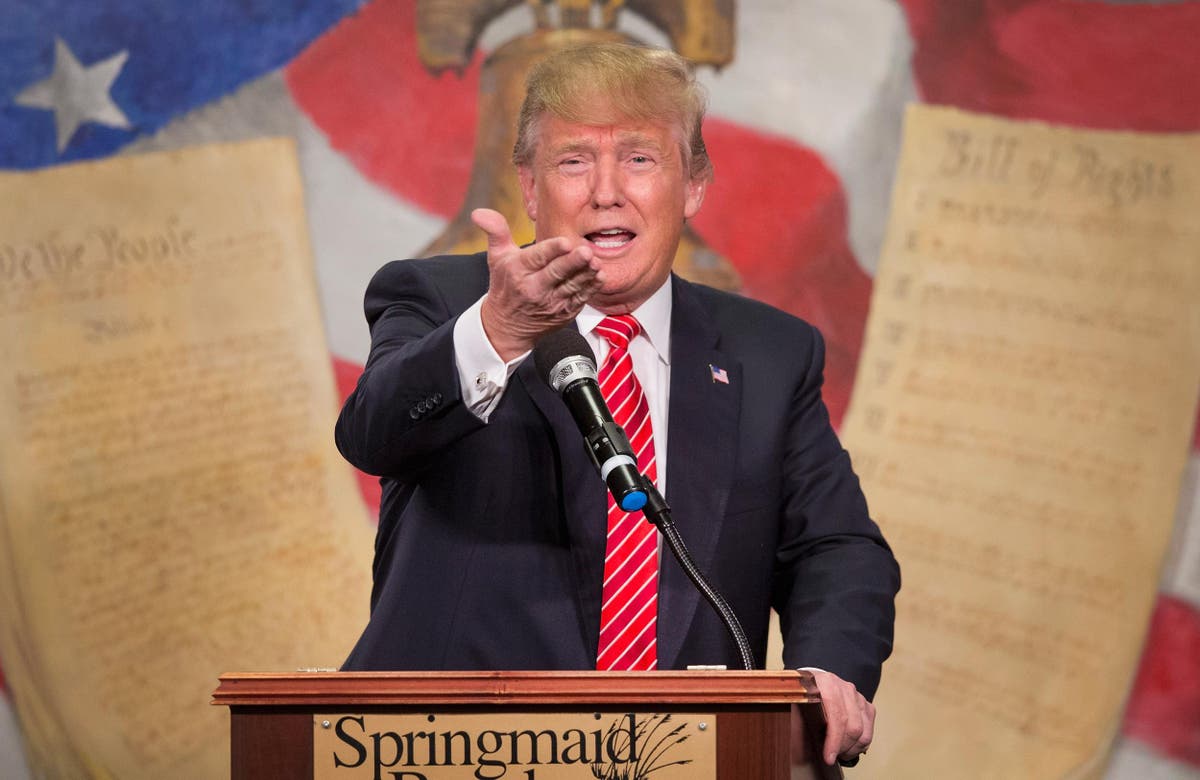Donald Trump thanks UK supporters for 'sticking up for him' after being ...