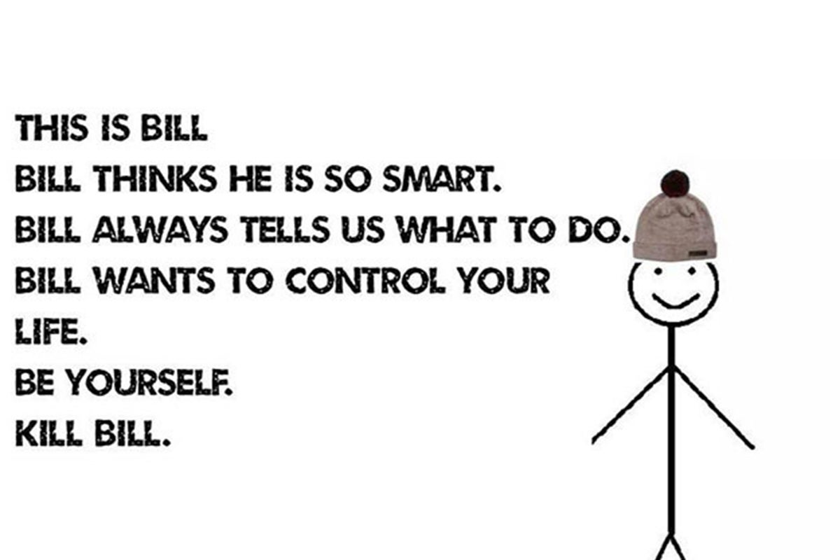 Be Like Bill: How to hide posts showing the stick figure taking over ...