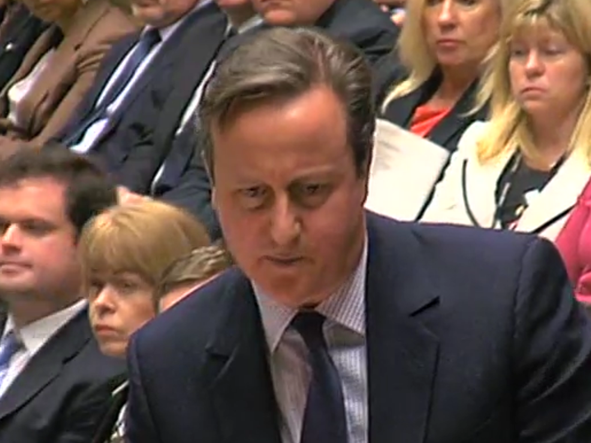 Tom Peck's Sketch. Prime Minister's Questions, or Hitting a Dead ...