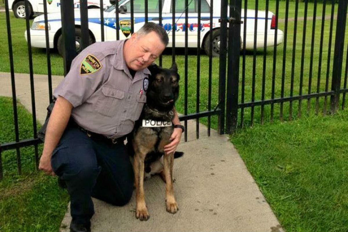 Retiring police officer raises $70,000 to buy his beloved K-9 partner ...