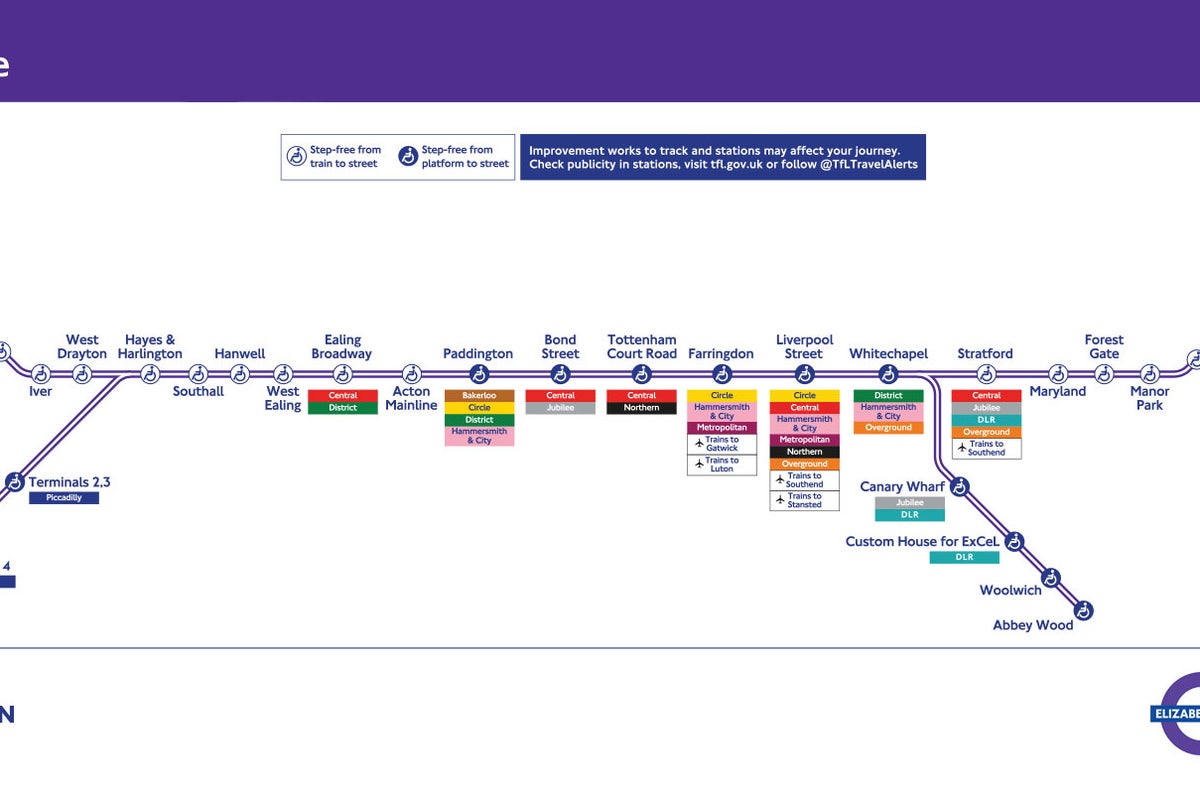 Elizabeth Line: TfL apologises after new Crossrail map mislabels ...