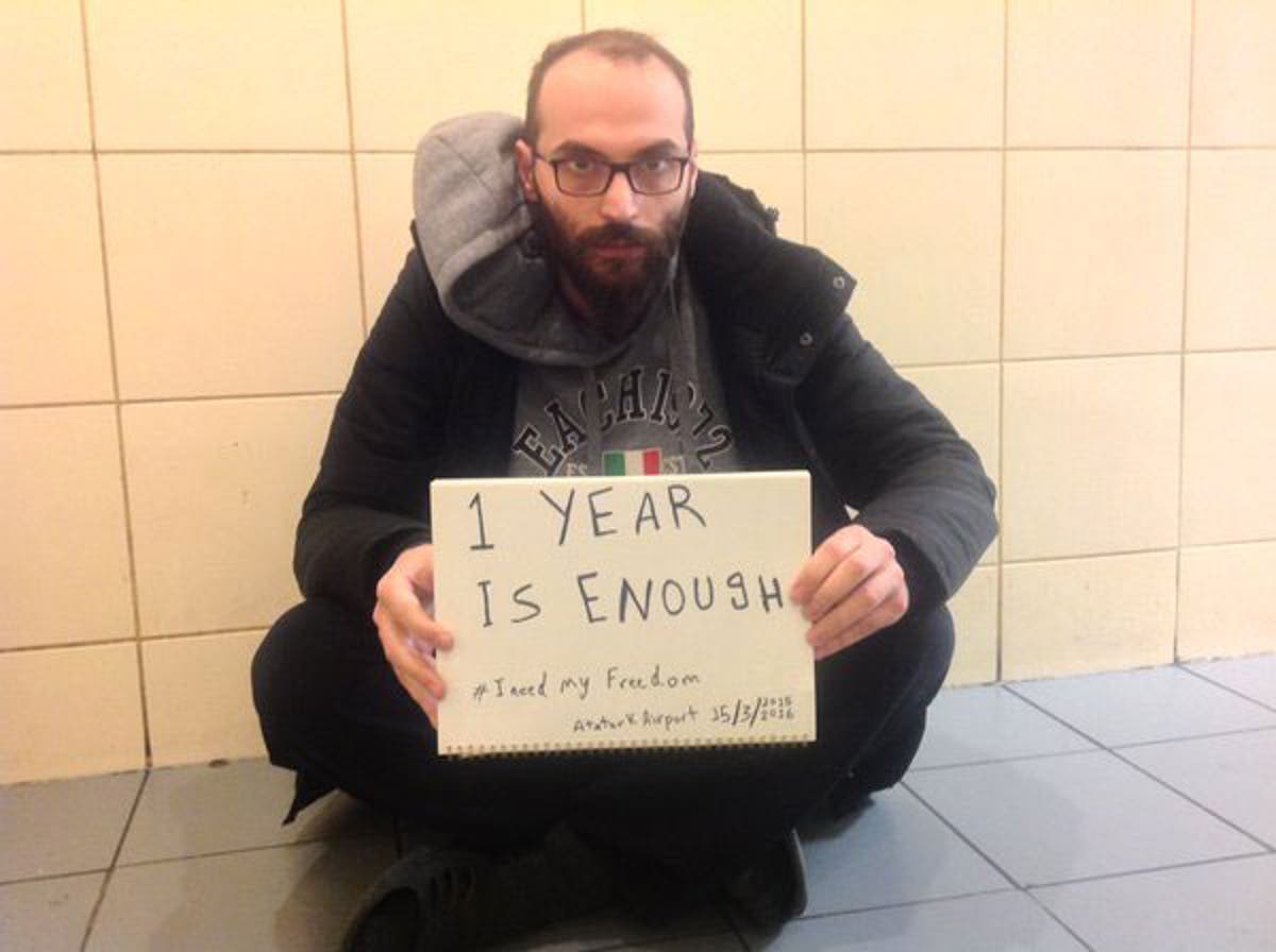 Syrian refugee Fadi Mansour 'detained in Istanbul airport for over a year' | The Independent ...