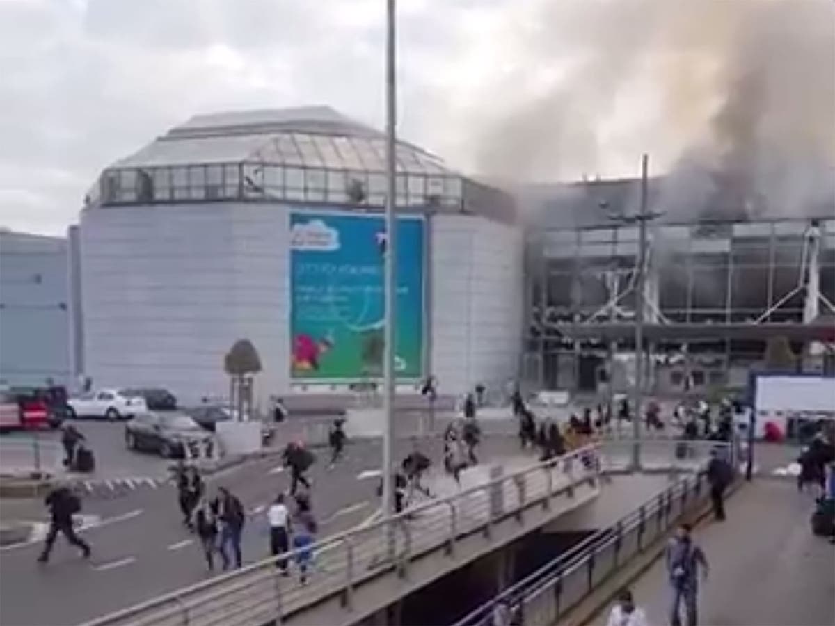 Brussels Airport attack: Video shows aftermath of deadly explosions in ...