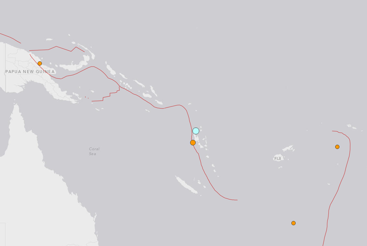 Earthquake Today Tsunami Alert Off Vanuatu After 7 2 Tremor Hits South